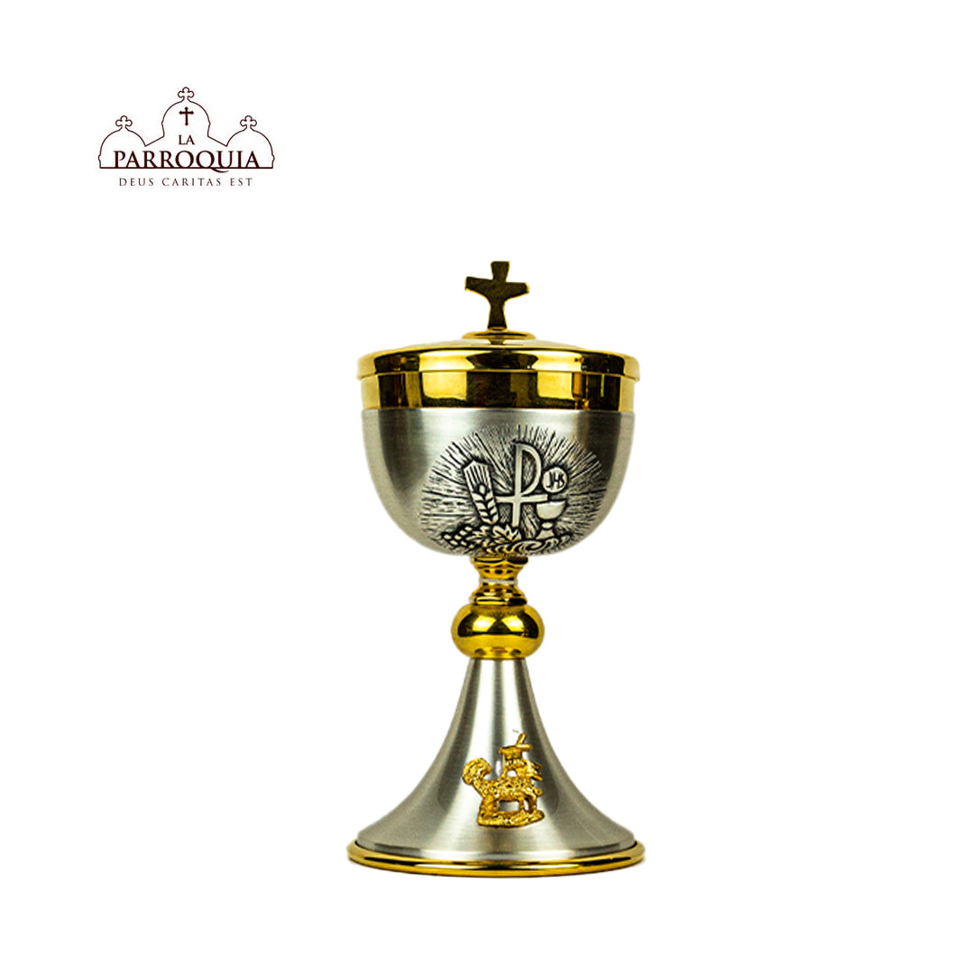 Copón Plateado combinado cordero en base – La Parroquia